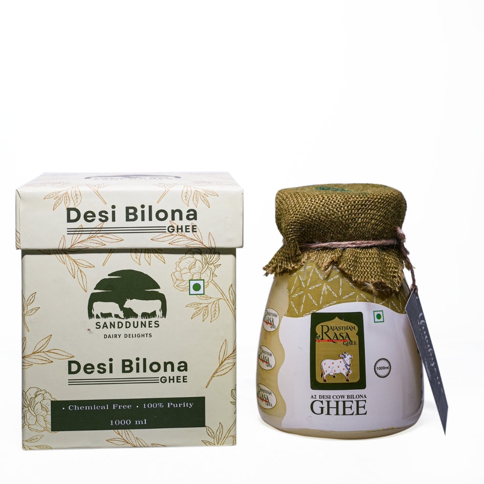 Rajasthan Rasa Ghee - A2 Desi Cow Bilona Ghee - 1000ml – SANDDUNES ...